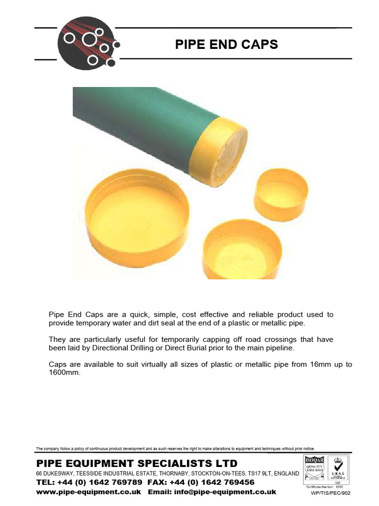 Pipe-End-Caps | PDF