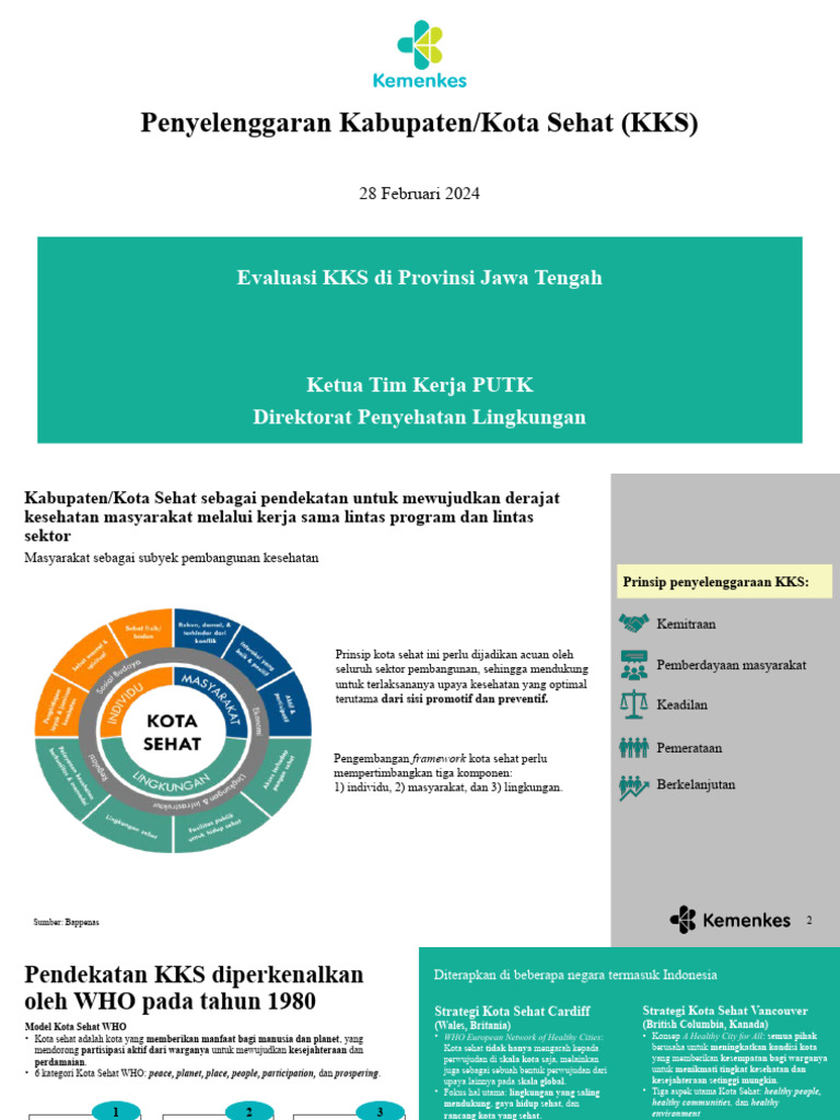 2024 Slide Deck Penyelenggaraan KKS | PDF | Kesehatan Holistik