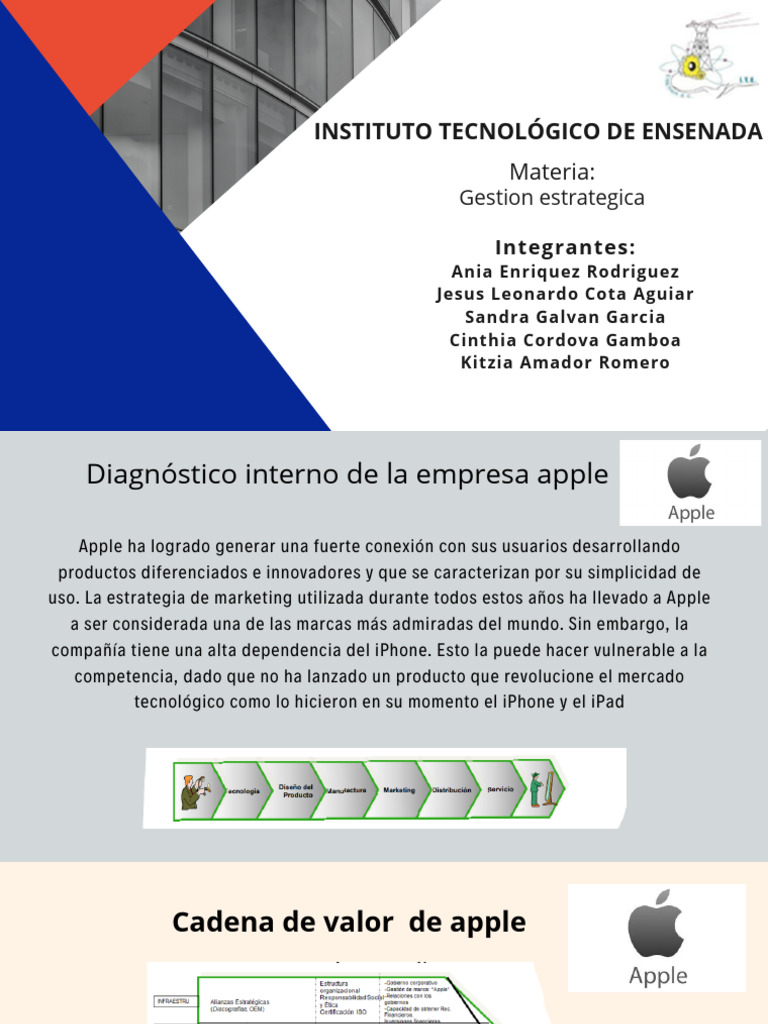 Análisis Estratégico Interno de Apple | PDF | Apple Inc. | Business