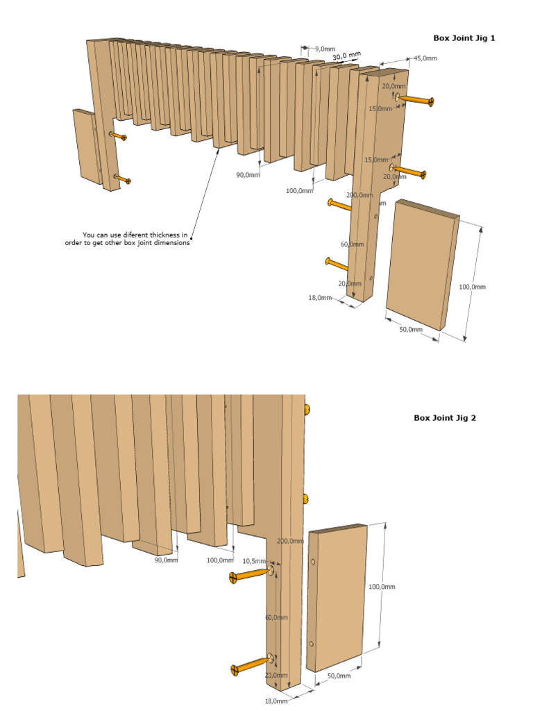 Box Joint Jigs | PDF