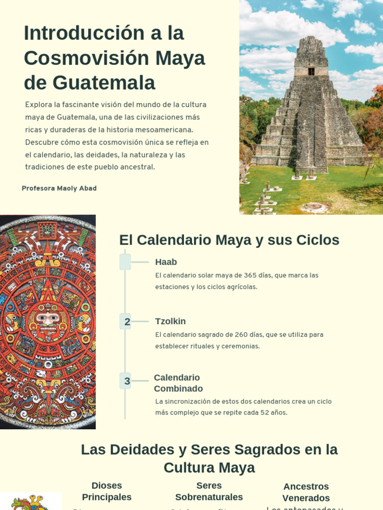 Cosmovisión Maya y su Relación con la Naturaleza | PDF | Civilización maya