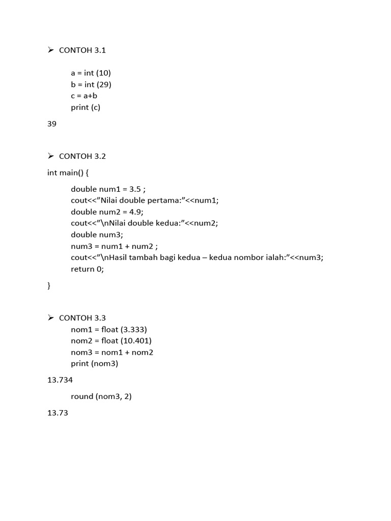 Ask Ting 2 Contoh Bab 3 | PDF