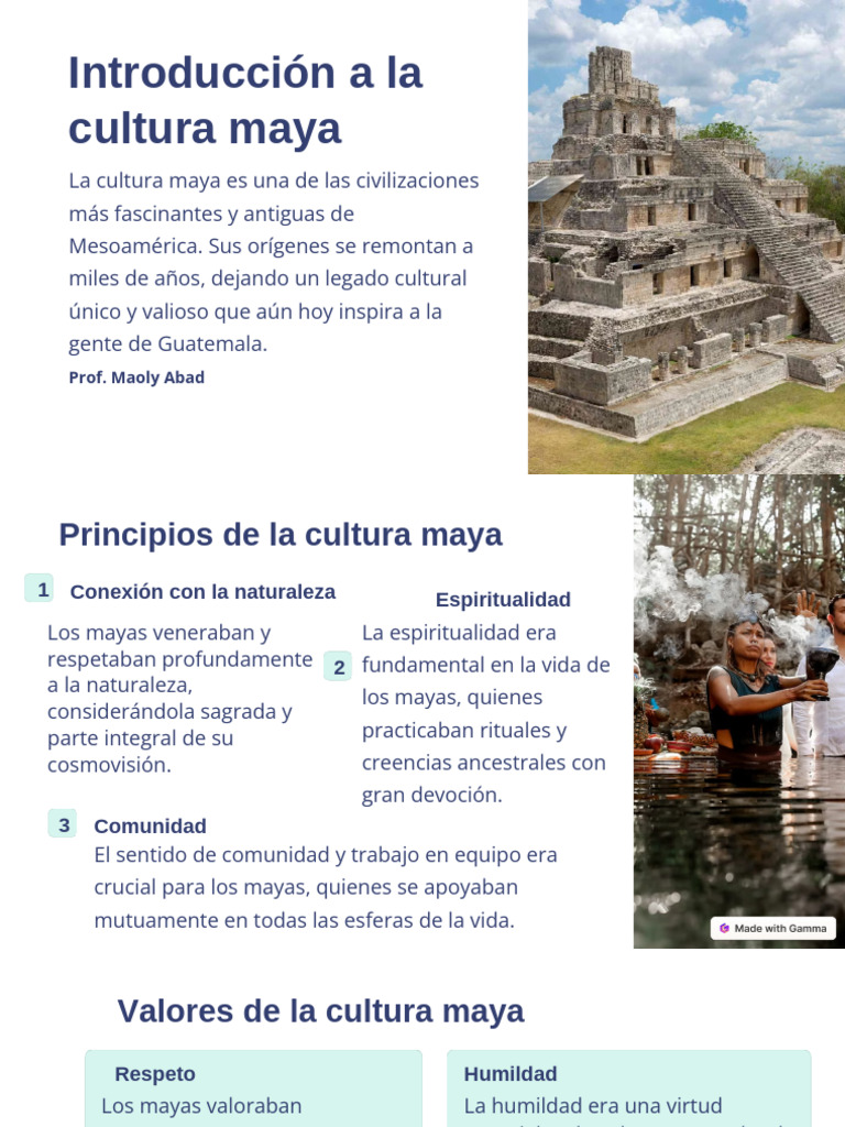 Cultura Maya | PDF | Civilización maya
