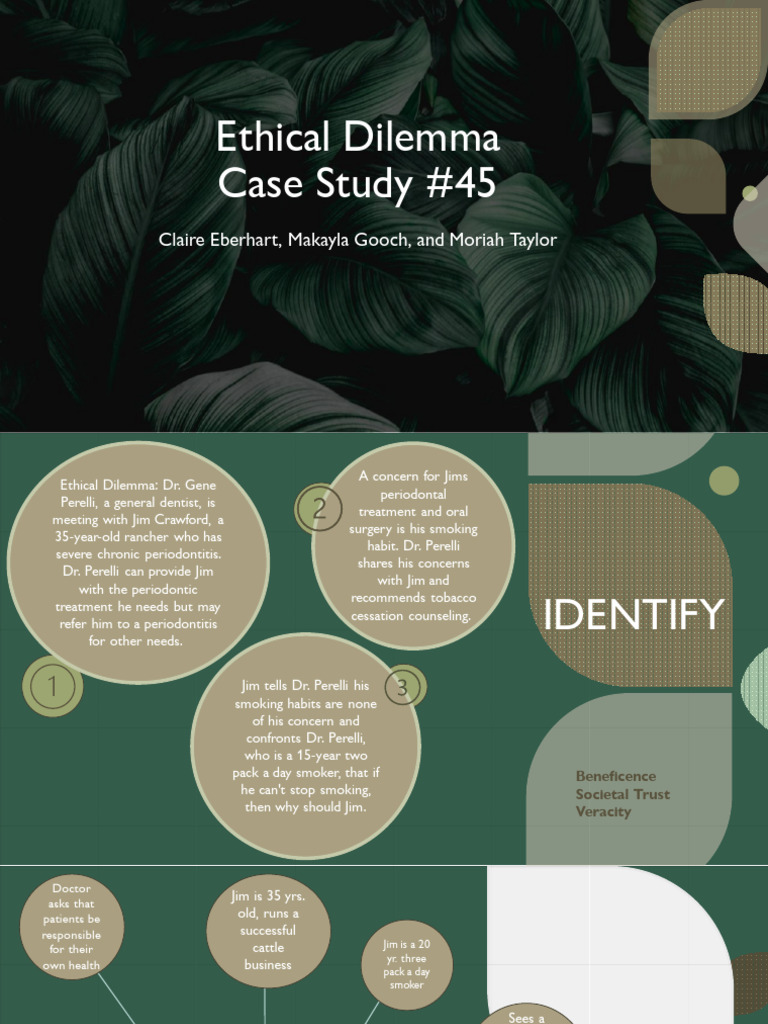 Ethical Delimma | PDF | Smoking Cessation | Smoking