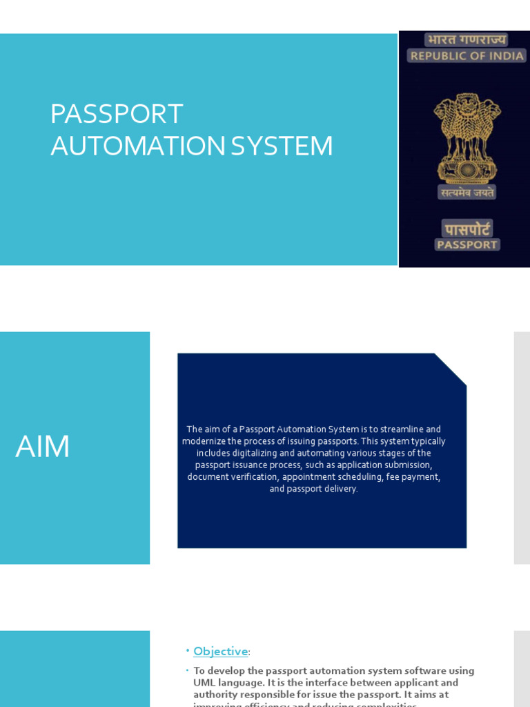 Passport Automation System | PDF | Automation | Use Case