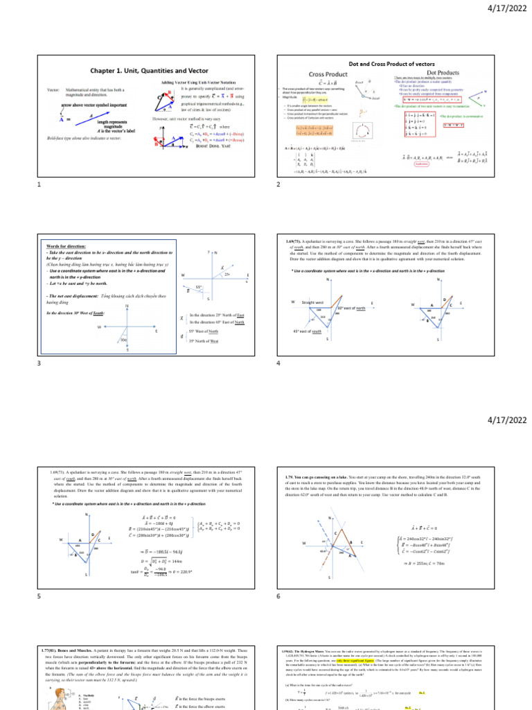 Chapter 1 | PDF | Euclidean Vector | Weight