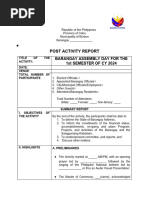 Barangay Assembly Script | PDF | Science & Mathematics
