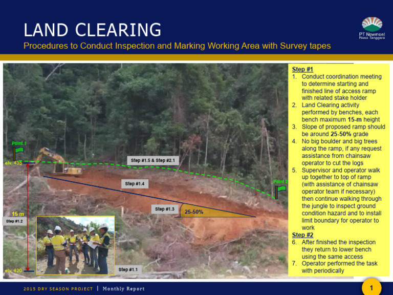 Land Clearing Procedures | PDF