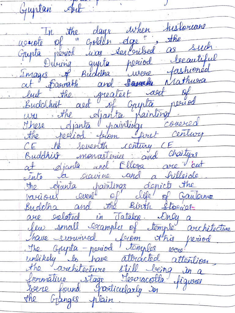 Guptan Art and Literature | PDF