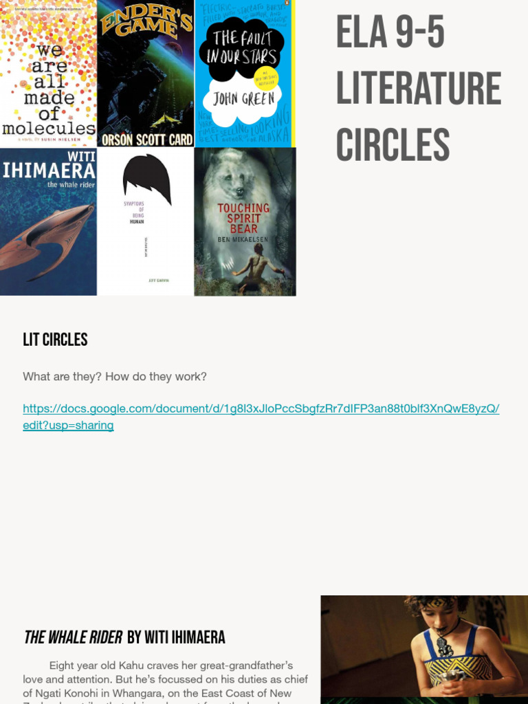 Slides For Lit Circles | PDF | Narration