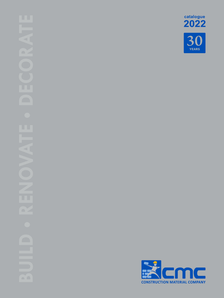 Catalogue CMC 2022 | PDF | Coating | Concrete