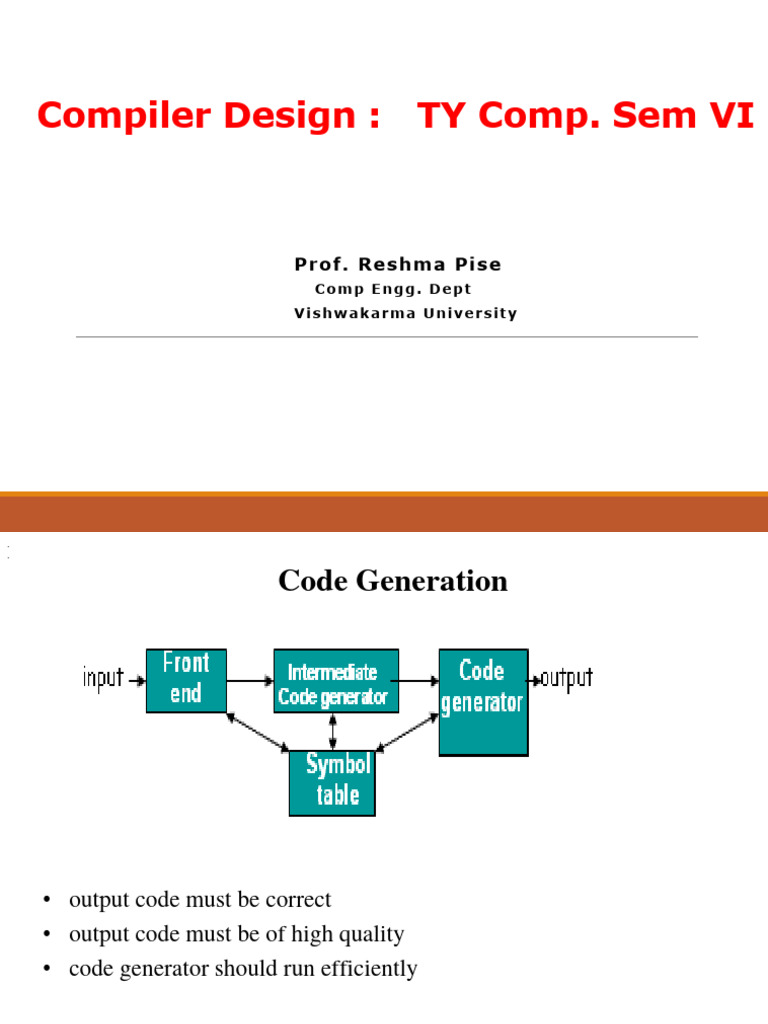 Code Generation | PDF | Assembly Language | Control Flow Code Generation | PDF | Assembly Language | Control Flow