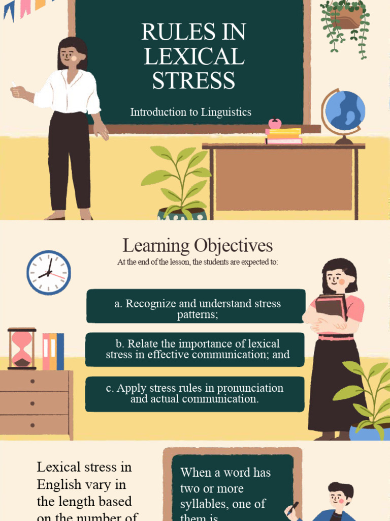 Elt - Teaching Demo | PDF | Word | Stress (Linguistics)