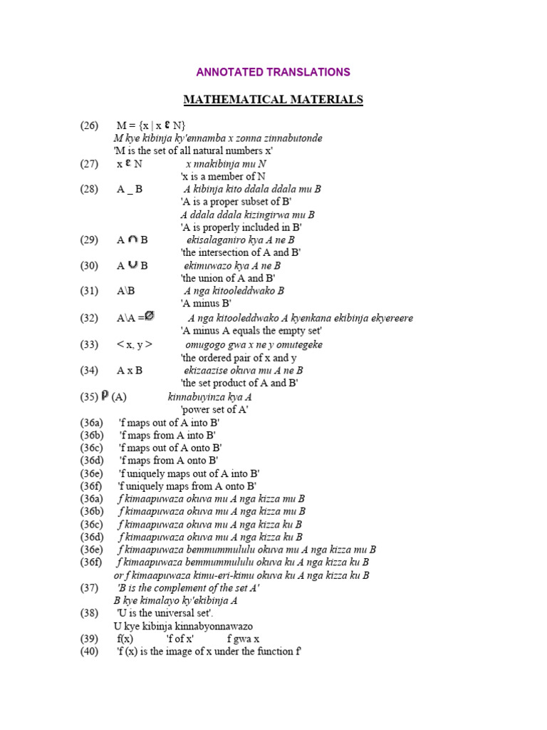 Mathematical Materials | PDF | Mathematics | Mathematical Objects