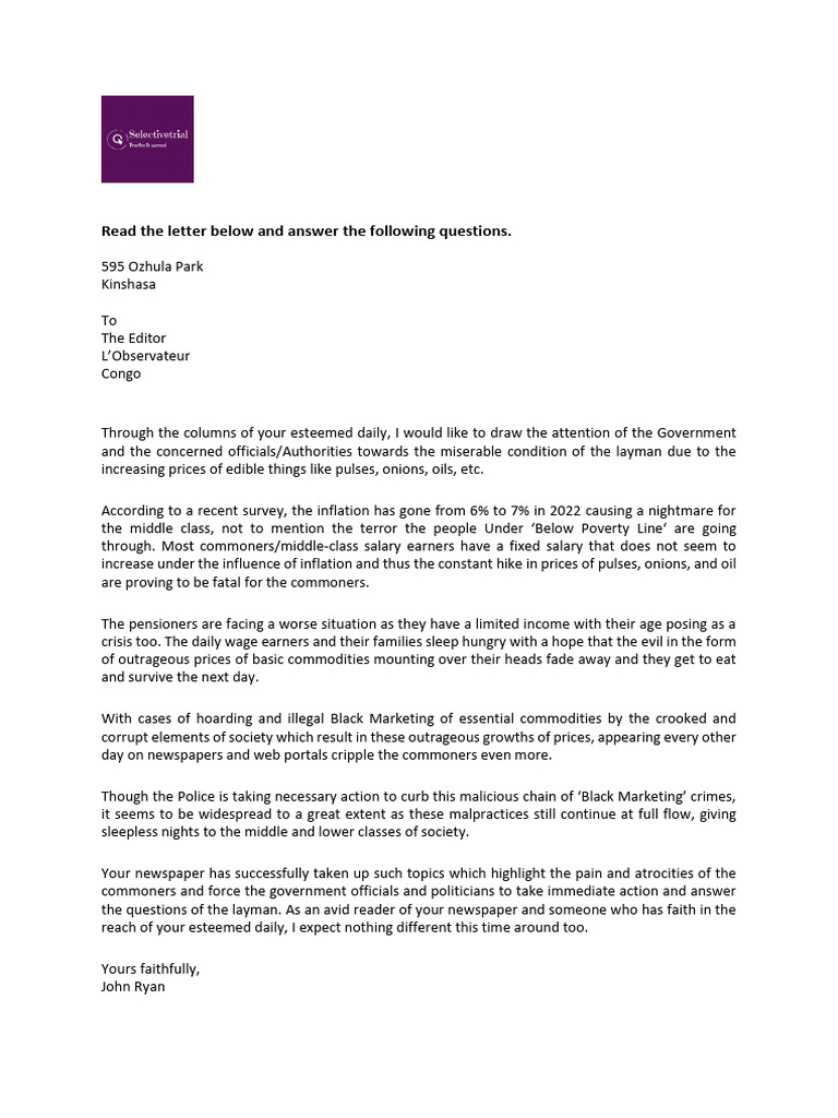 Sample-Practice-Test-Hast-P | PDF | Inflation | Economies