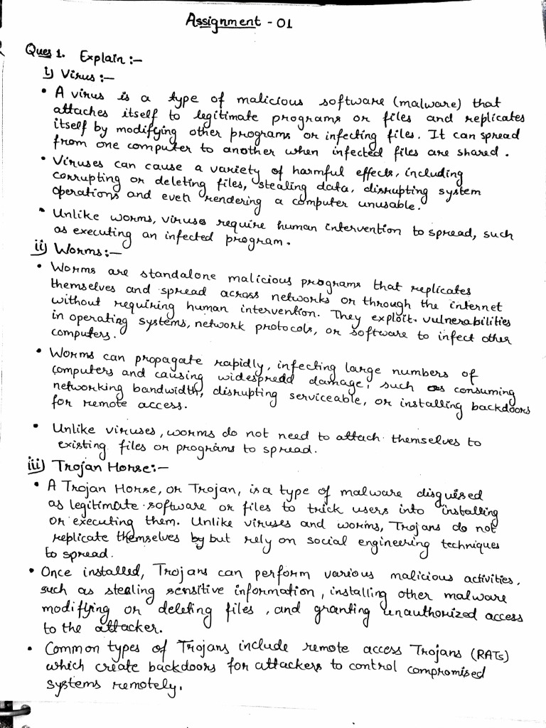 Cyber Security Assignment 1 | PDF | Malware | Secure Communication