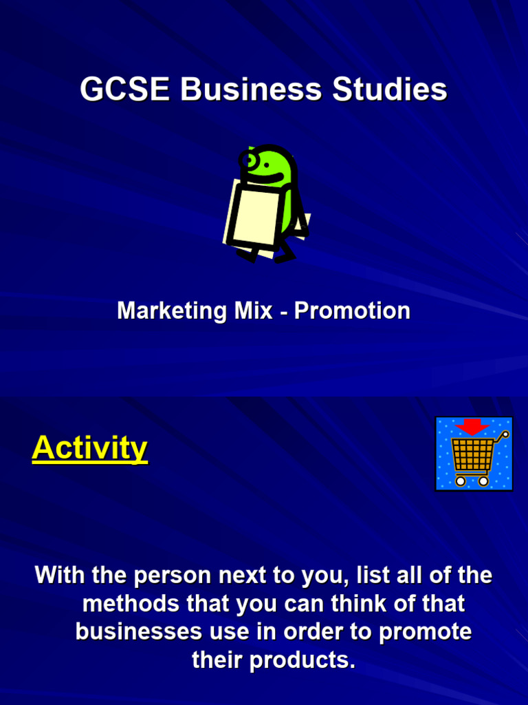 Marketing Mix Promotion | PDF | Marketing | Economies