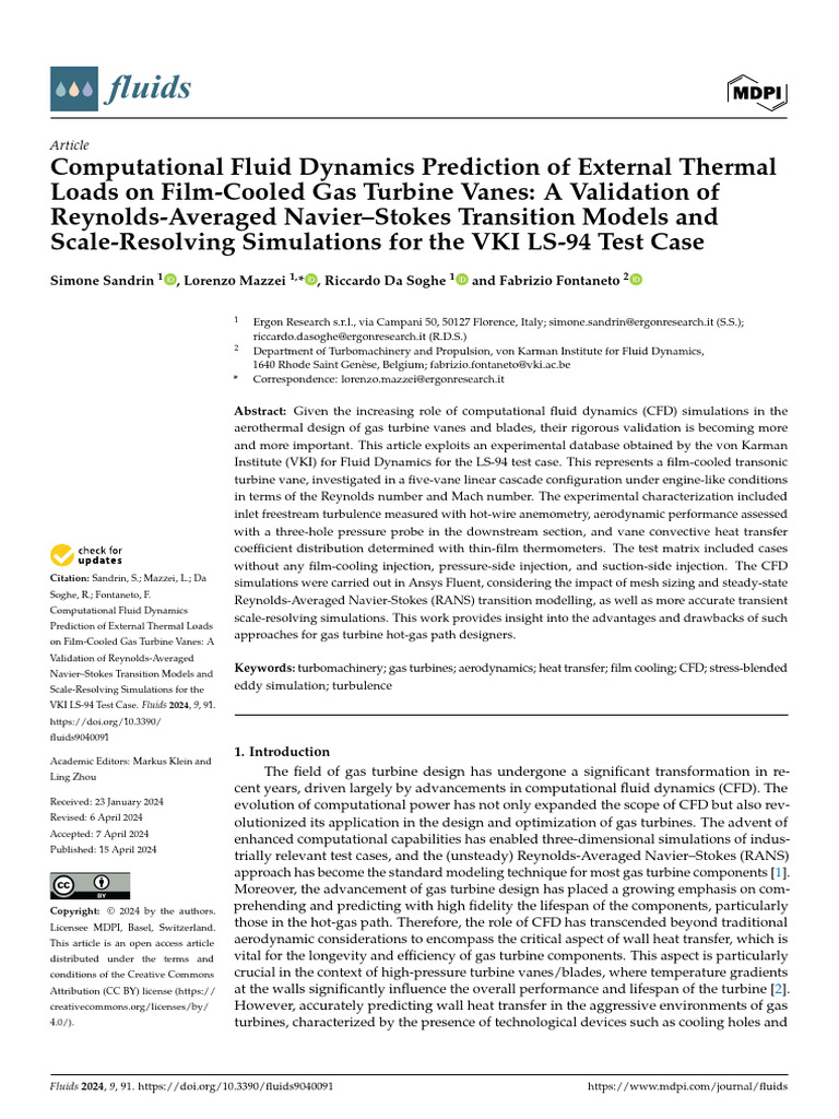 Computational Fluid Dynamics Prediction of Externa | PDF | Computational Fluid Dynamics | Fluid ...