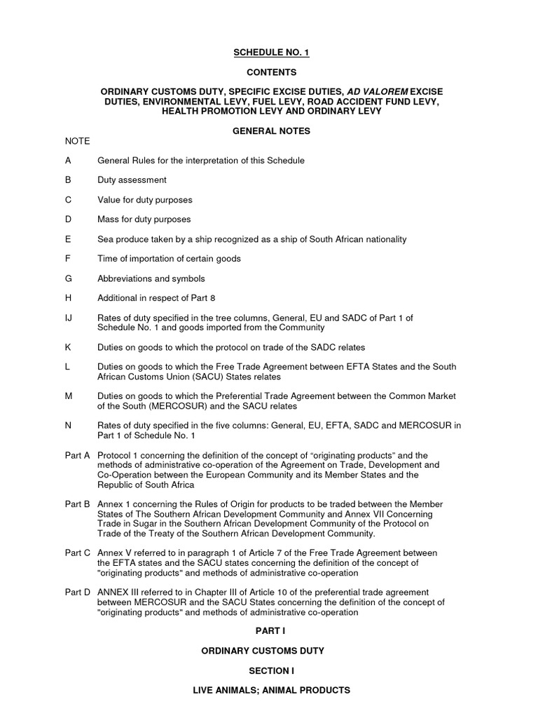 LAPD LPrim Tariff 2012 01 Index To Tariff Book | PDF | Textiles | Paper