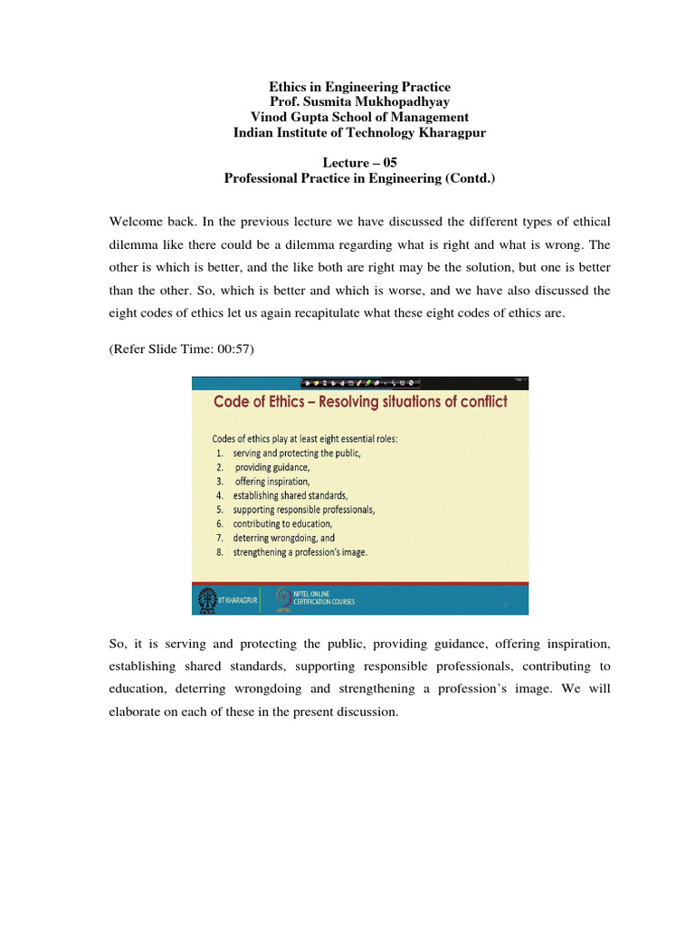 Lec 5 | PDF | Engineer | Profession