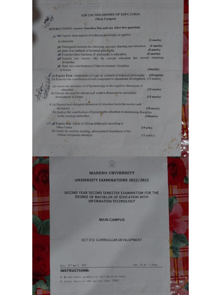 Common Units Revision Papers | PDF