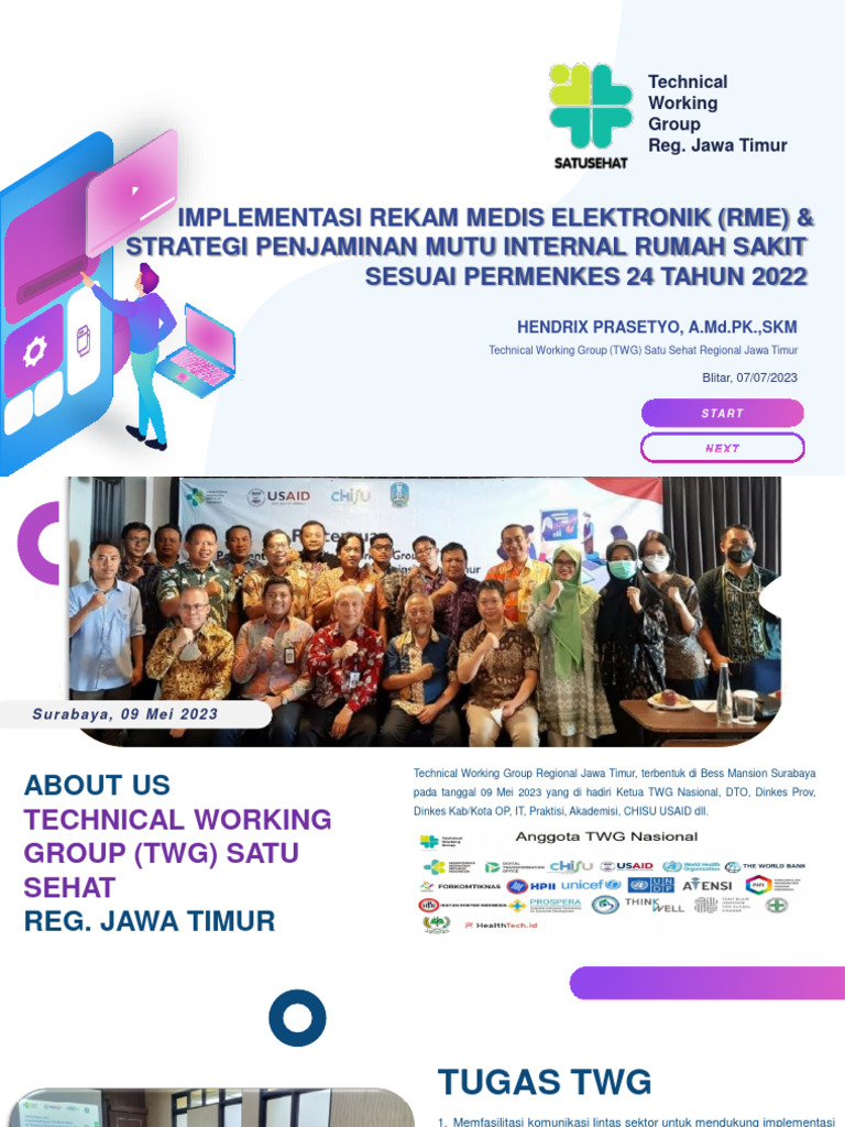 2, WORKSHOP Implementasi Rekam Medis Elektronik | PDF | Sains & Matematika