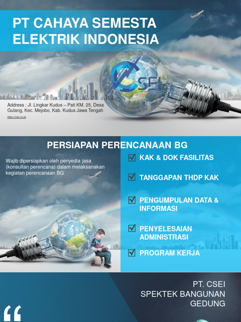 Spesifikasi Teknis PP - CSEI Final | PDF | Seni