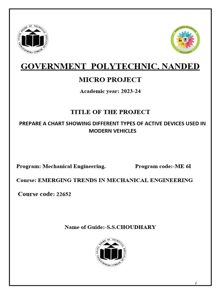 ETM Project | PDF | Anti Lock Braking System | Brake