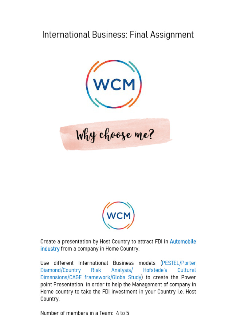 IB Final Assignment - MKTG | PDF