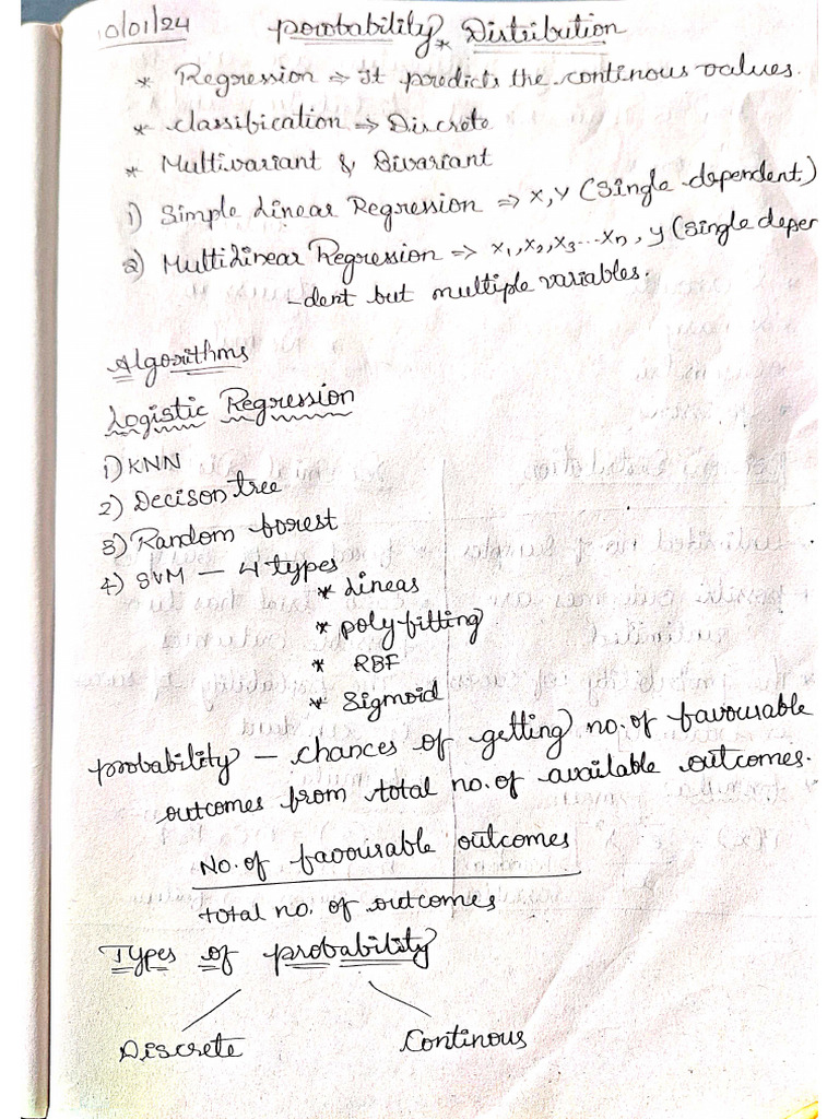 Probability Distribution Pdf