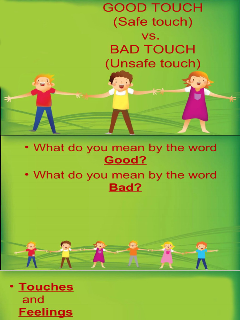 Good Touch Bad Touch - PPTM | PDF