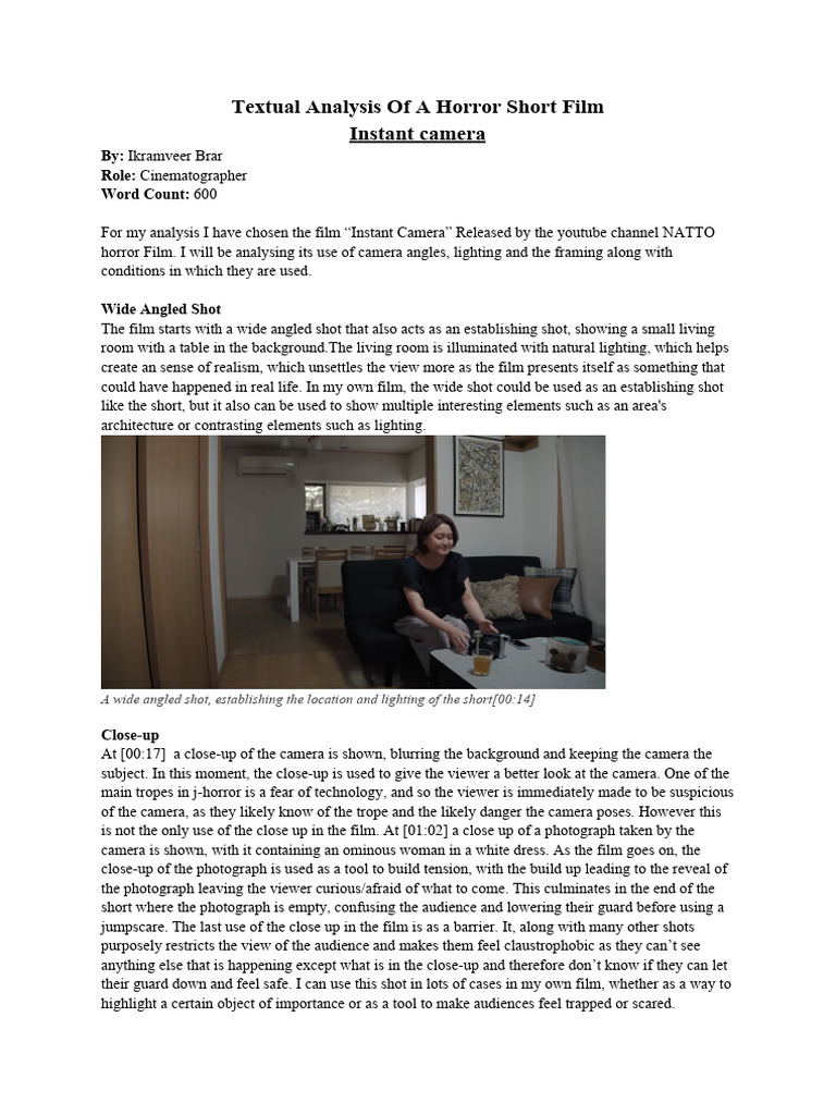 Media TEXTUAL ANALYSIS- SUMMATIVE TASK | PDF