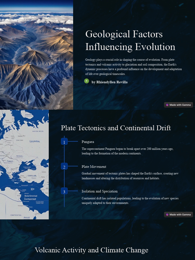 Geological-Factors-Influencing-Evolution | PDF | Evolution | Plate ...