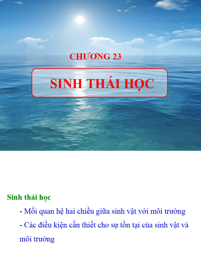 Cdtc-sinh Thái Học | PDF