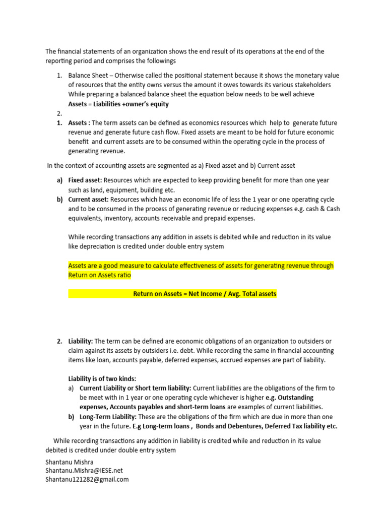 Pre-Module 1 ACC NYPLD2016 Shantanu | PDF | Expense | Equity (Finance)