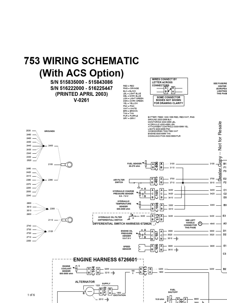 Hydraulic System Wiring Schematic | PDF | Manufactured Goods | Vehicle ...