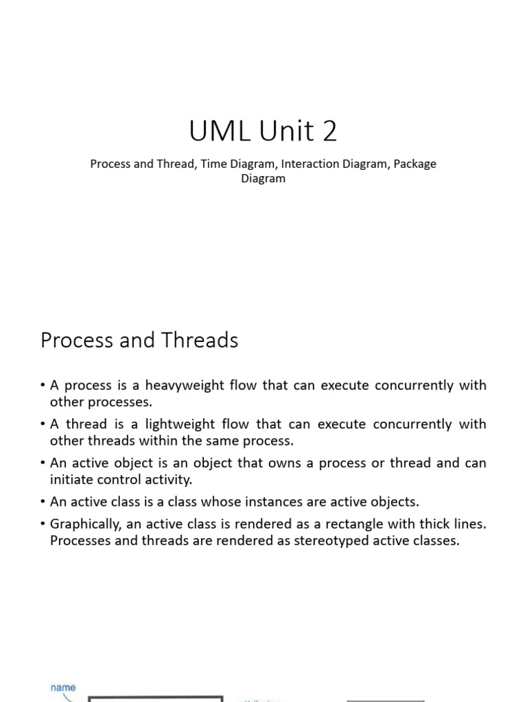 Uml Unit 2 Behavioural Part 2 Pdf Process Computing Object Computer Science