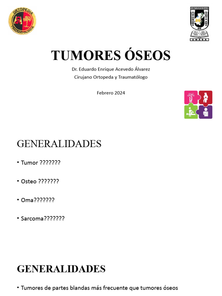 Tumores Óseos-2024 | PDF | Neoplasias | Cáncer