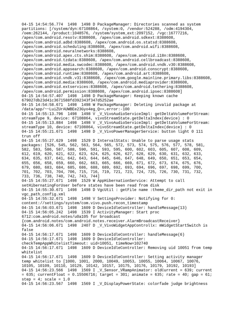 Log | Download Free PDF | Operating System Families | Computer Data