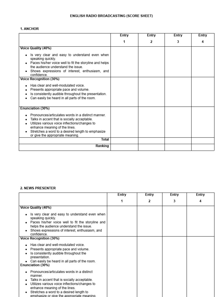 English Radio Broadcasting | PDF | News | Human Communication