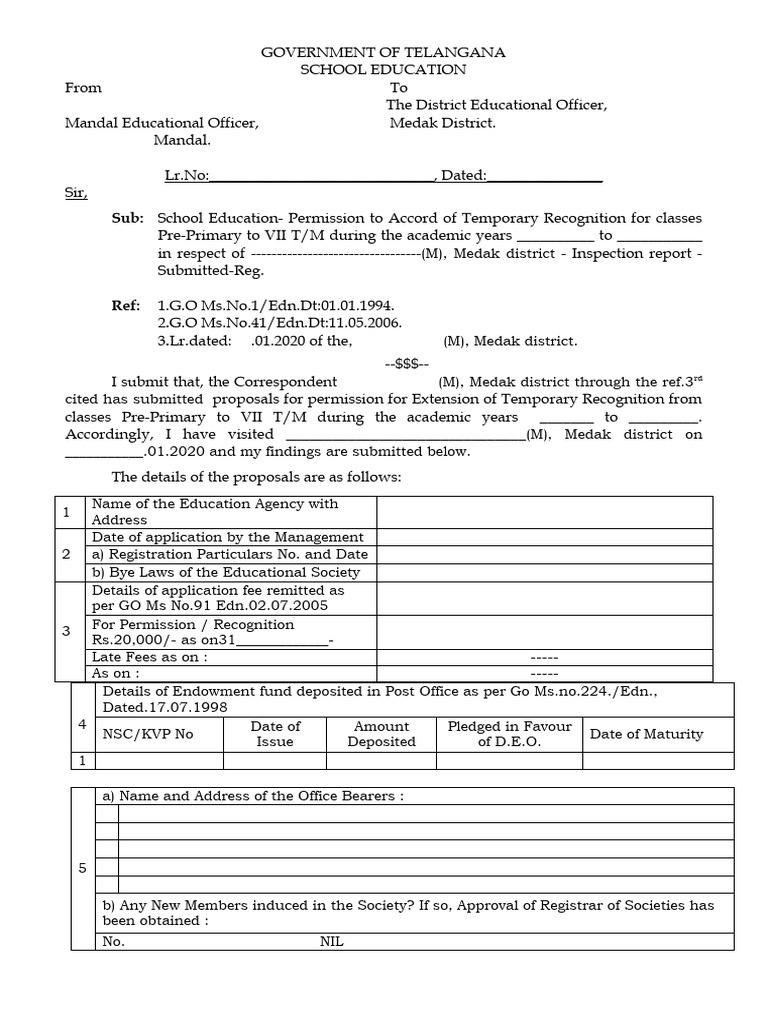 Private Schools Inspection Format Ny MEO | PDF