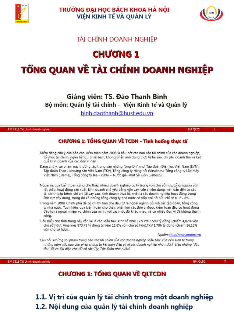 Chuong 1 Tong Quan Ve TCDN | PDF