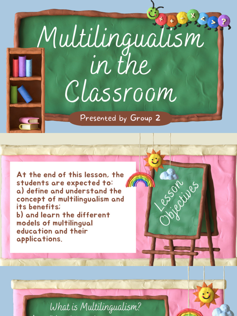 Lesson 5 - Multilingualism in The Classroom (Group 2) | PDF | Multilingualism | Teachers