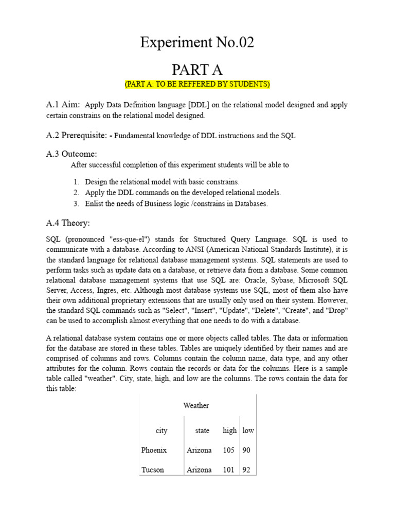 RDBMS 2 | PDF | Relational Database | Sql