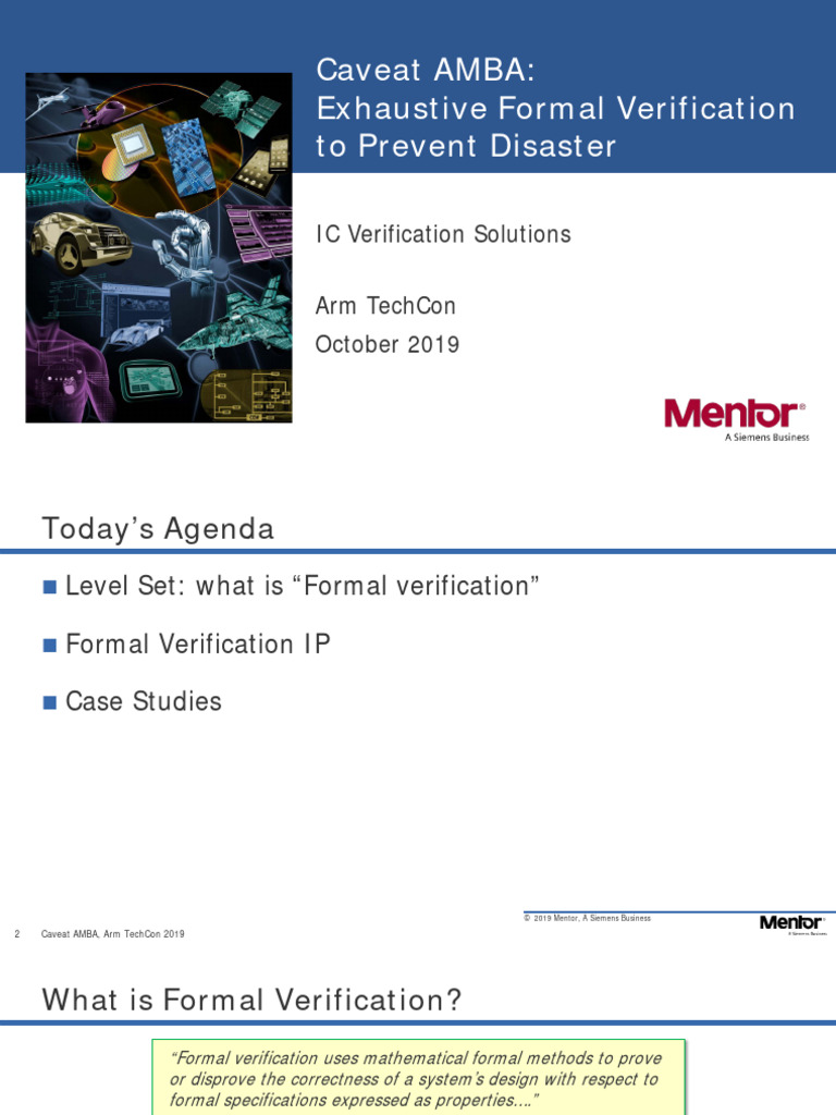 1424 - Caveat AMBA - Exhaustive Formal Verification To Prevent Disaster | PDF | Formal ...