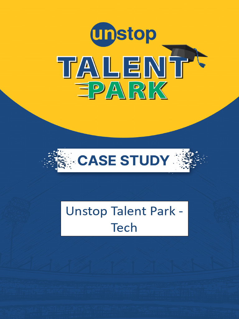 Unstop Talent Park - Tech Problem Statements | PDF | Artificial ...