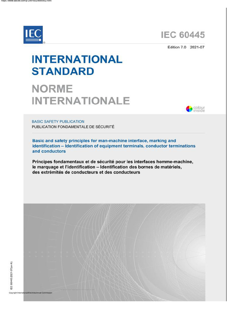 Iec 60445 2021 | PDF