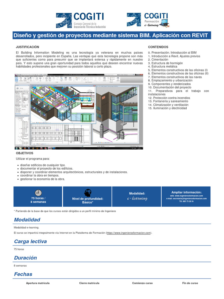 Curso BIM y Revit para Ingenieros | PDF | Autodesk Revit | Ingeniería