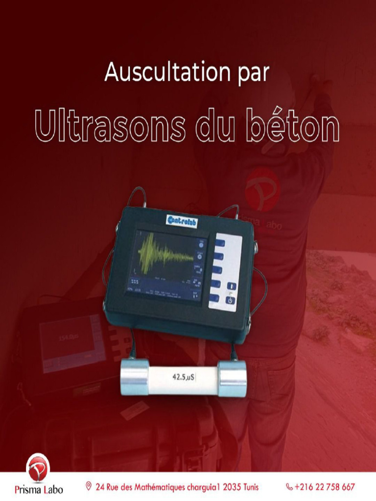 Auscultation Par Ultrasons Du Béton | PDF
