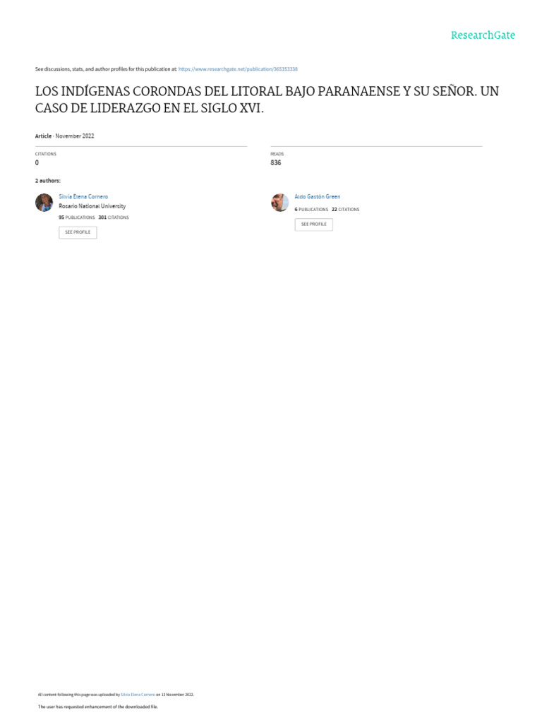 Corondas Cornero Geenpaperesteresearch | PDF | Colonización española de ...